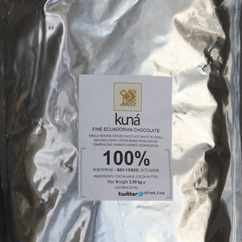 Kuná 2,5 kg Chocolate Drops 100% Rio Verde Esmeraldas BIO - Clearchox ...