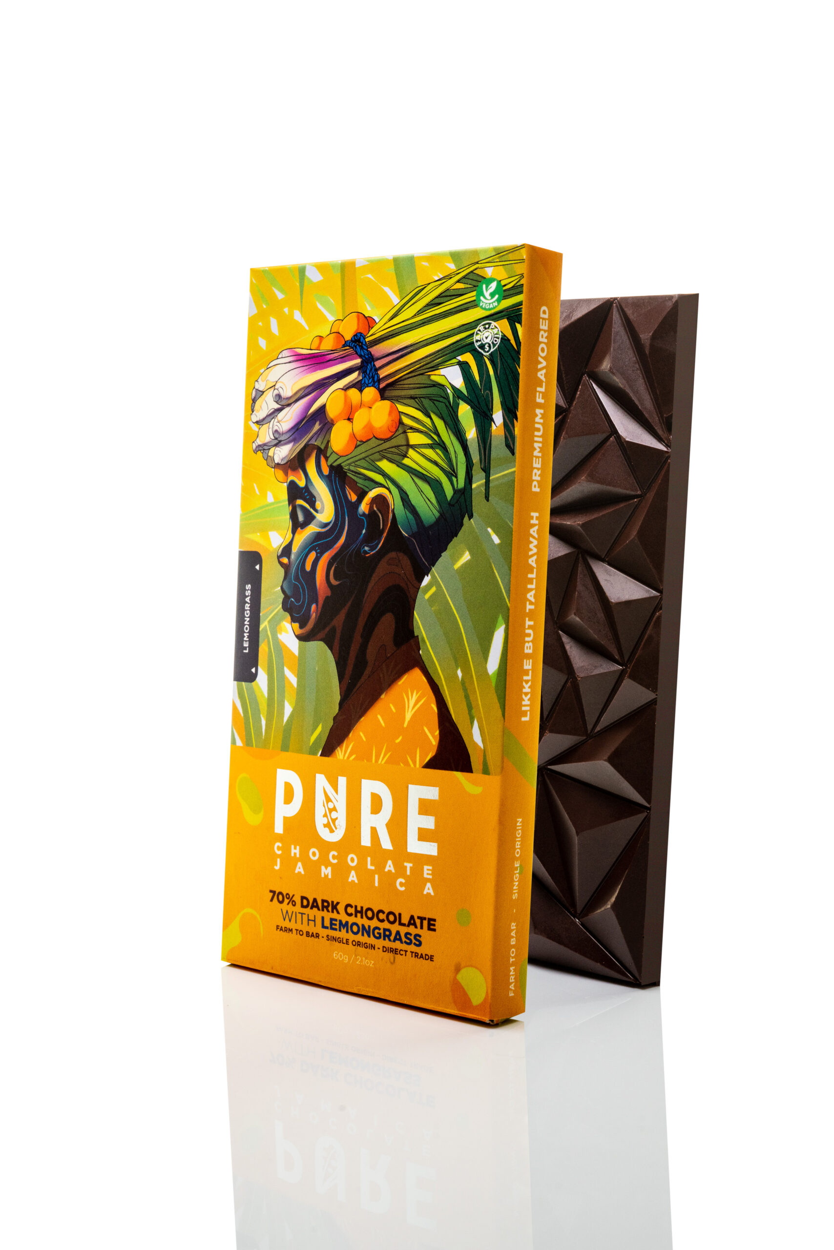 Pure Chocolate Dark Chocolate with Lemongrass 70% - Clearchox International